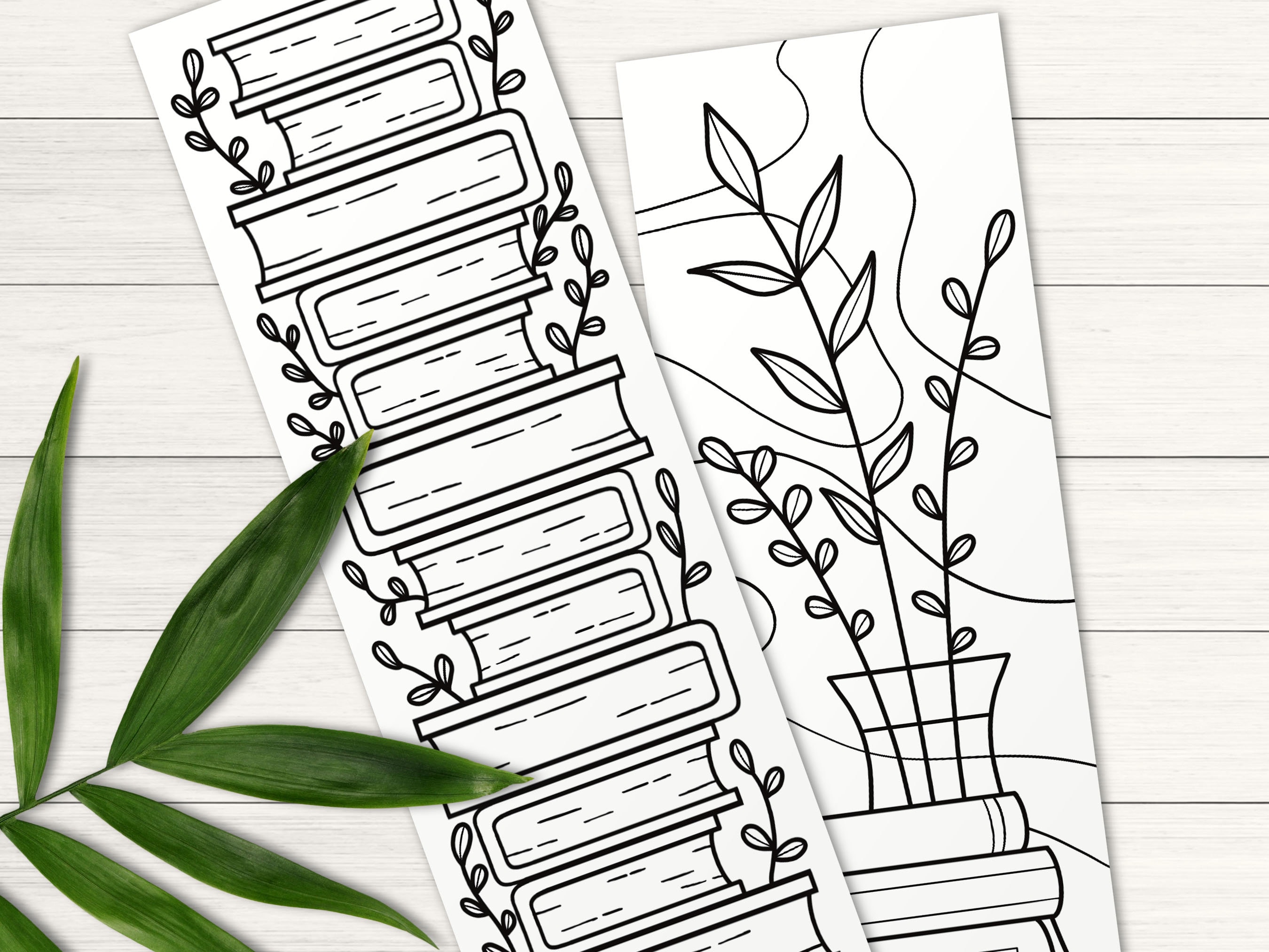 Reading Coloring Bookmarks for Adults, Printable Bookmarks to Color ...
