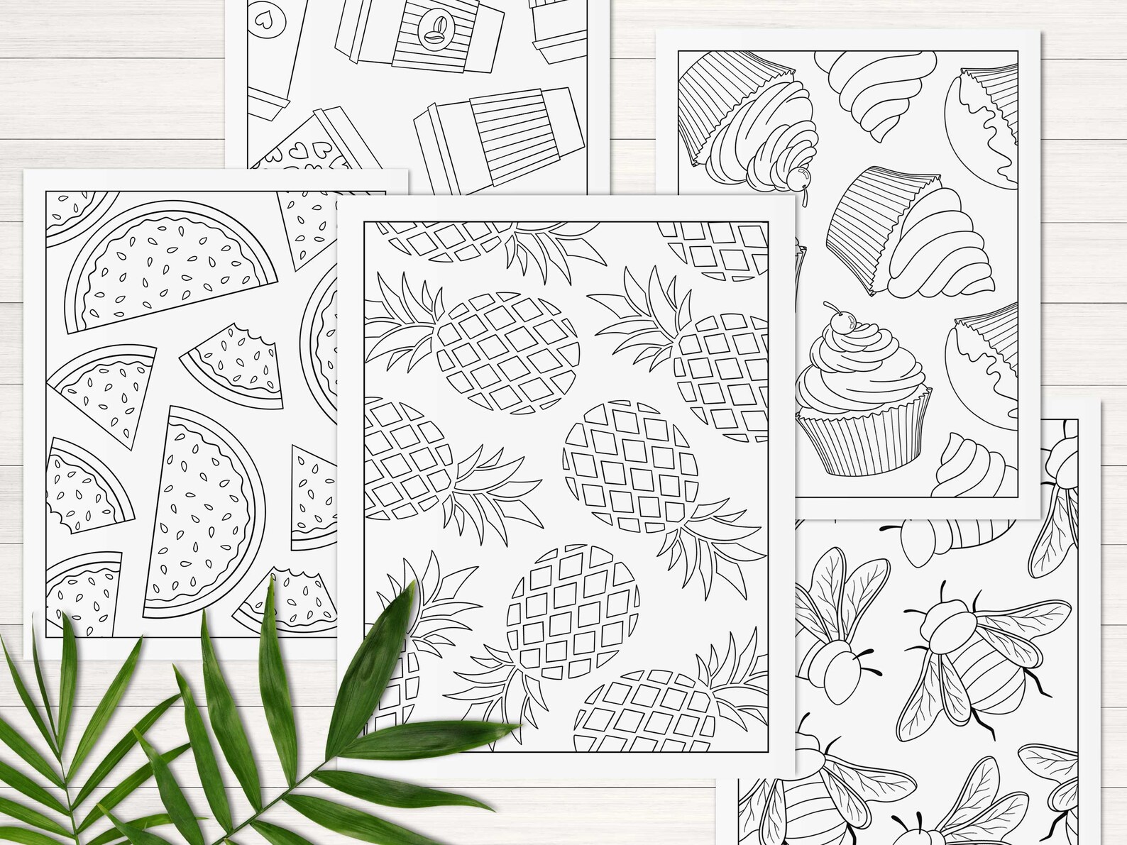 Pattern Coloring Pages, Printable Coloring Pages for Adults, Simple ...