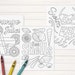 Printable Summer Coloring Pages for Adults, Summer Coloring Sheets for ...