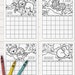 Coloring Calendar for Kids, Undated Calendar Printable, Animal Coloring ...