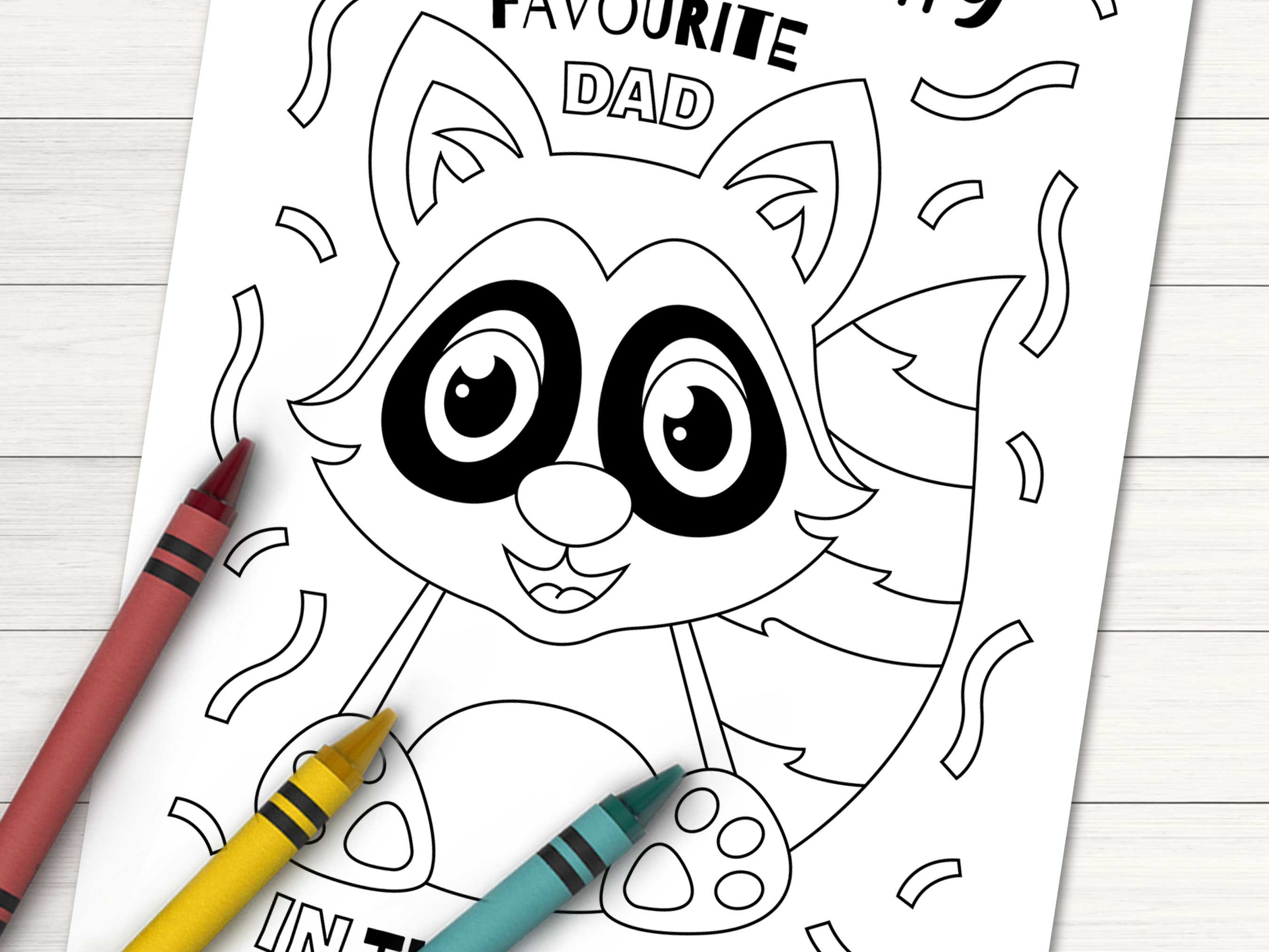 Happy Fathers Day Coloring Pages for Kids Printable, Fathers Day ...