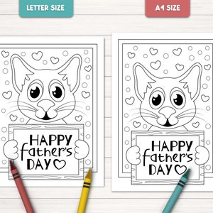 Happy Fathers Day Coloring Pages for Kids Printable, Fathers Day ...