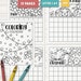 Coloring Calendar for Kids, Undated Monthly Planner Printable, Holiday ...