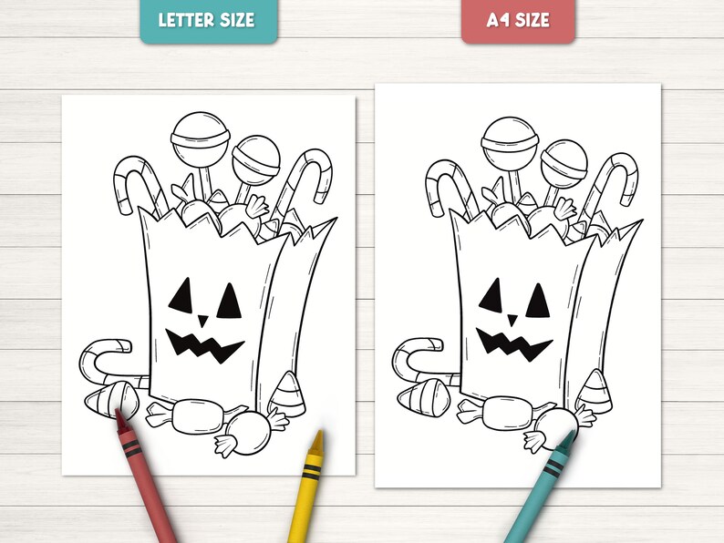Printable Halloween Coloring Pages for Kids, Halloween Coloring Book ...