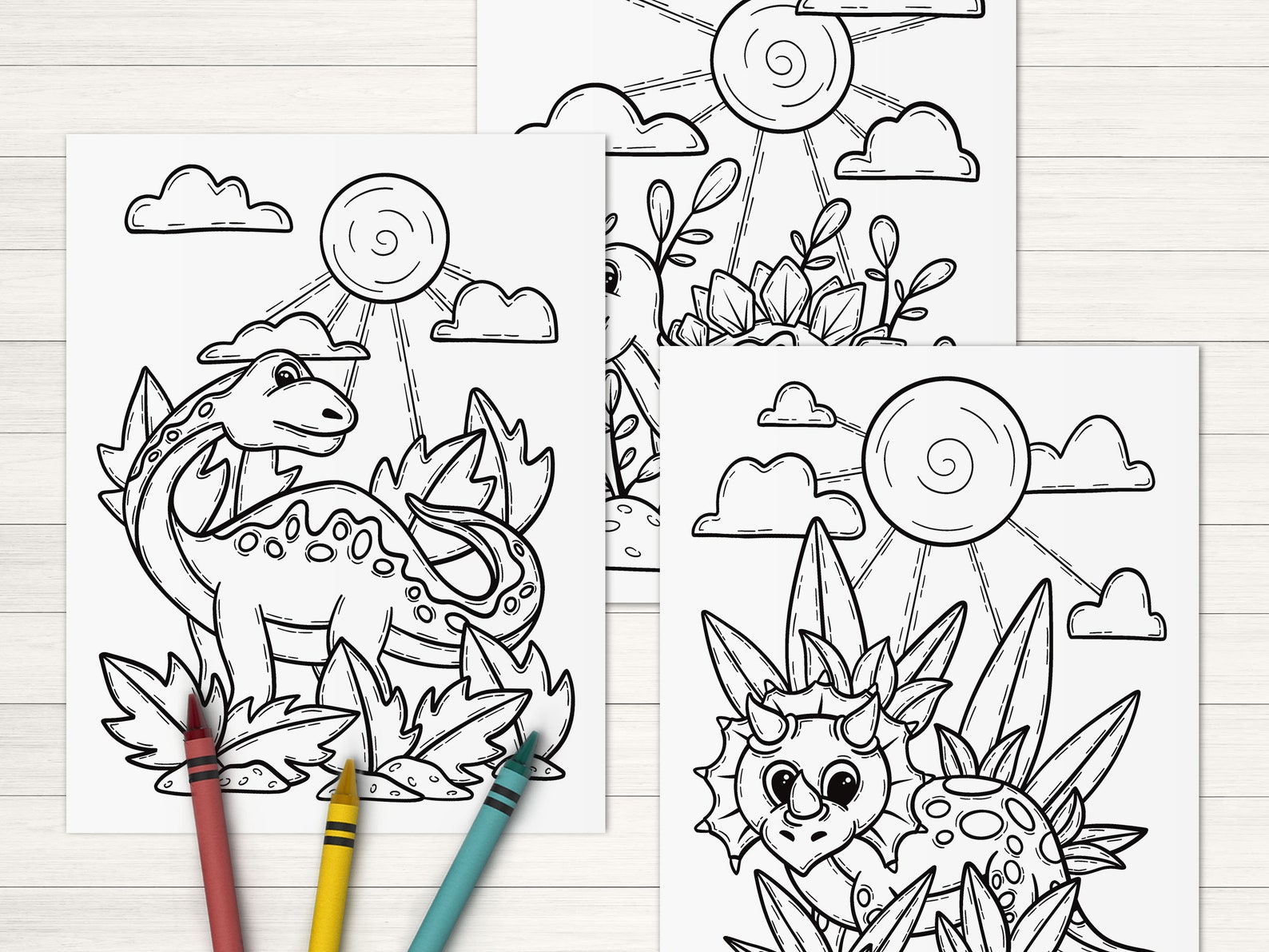 Dinosaur Coloring Pages for Kids, Dinosaur Activity for Kids, Dino ...