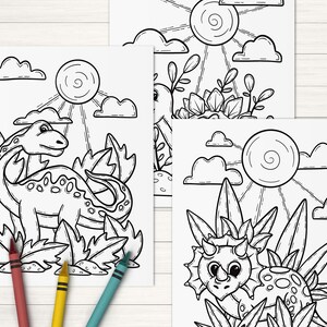 Dinosaur Coloring Pages for Kids, Dinosaur Activity for Kids, Dino ...