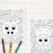 Farm Animal Coloring Pages, Cute Animal Coloring Pages for Kids ...