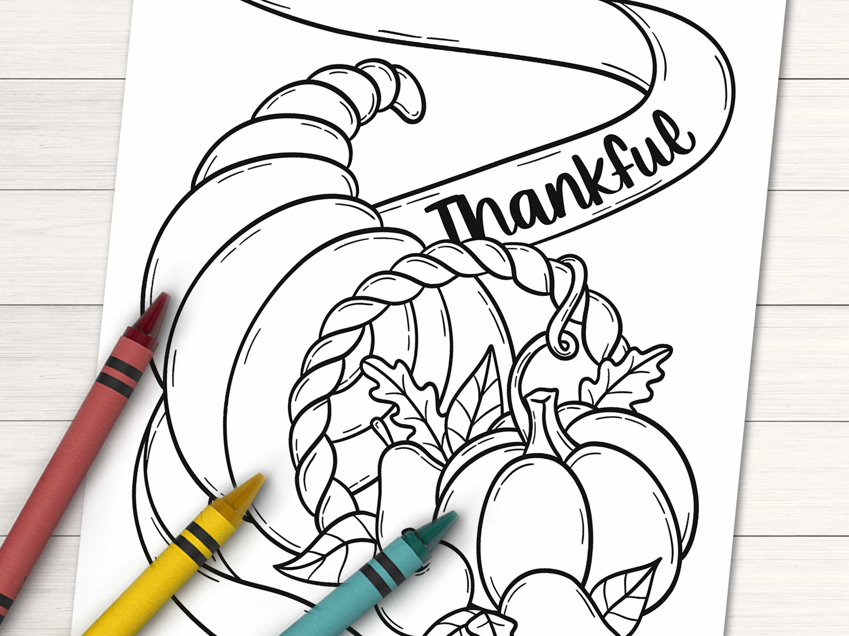 Thanksgiving Coloring Pages for Kids, Fall Coloring Pages Printable ...