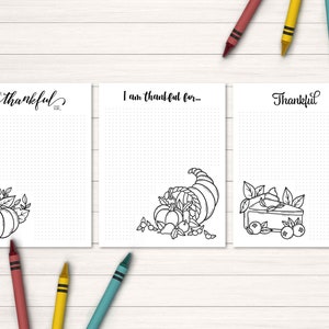 Thanksgiving Gratitude Sheets, I Am Thankful for Printable, Gratitude ...