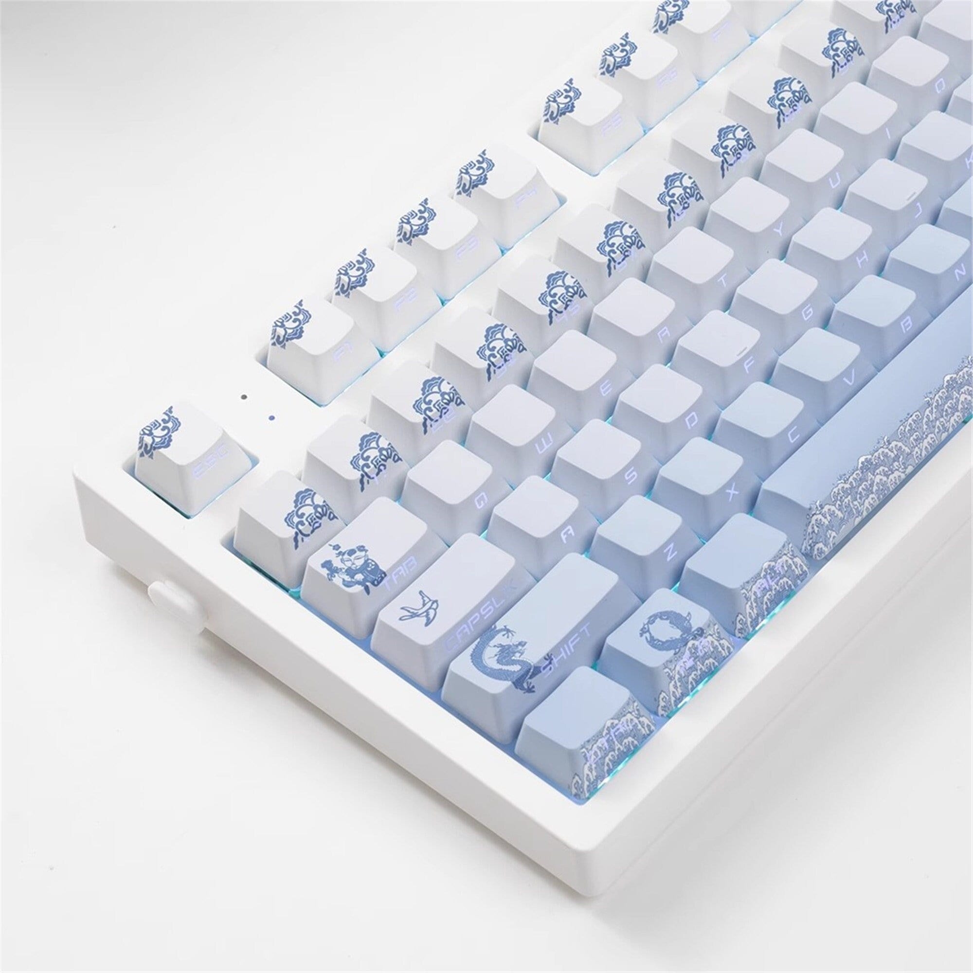 Blue and White Porcelain Keycaps Set Blue Keycaps Set OEM - Etsy