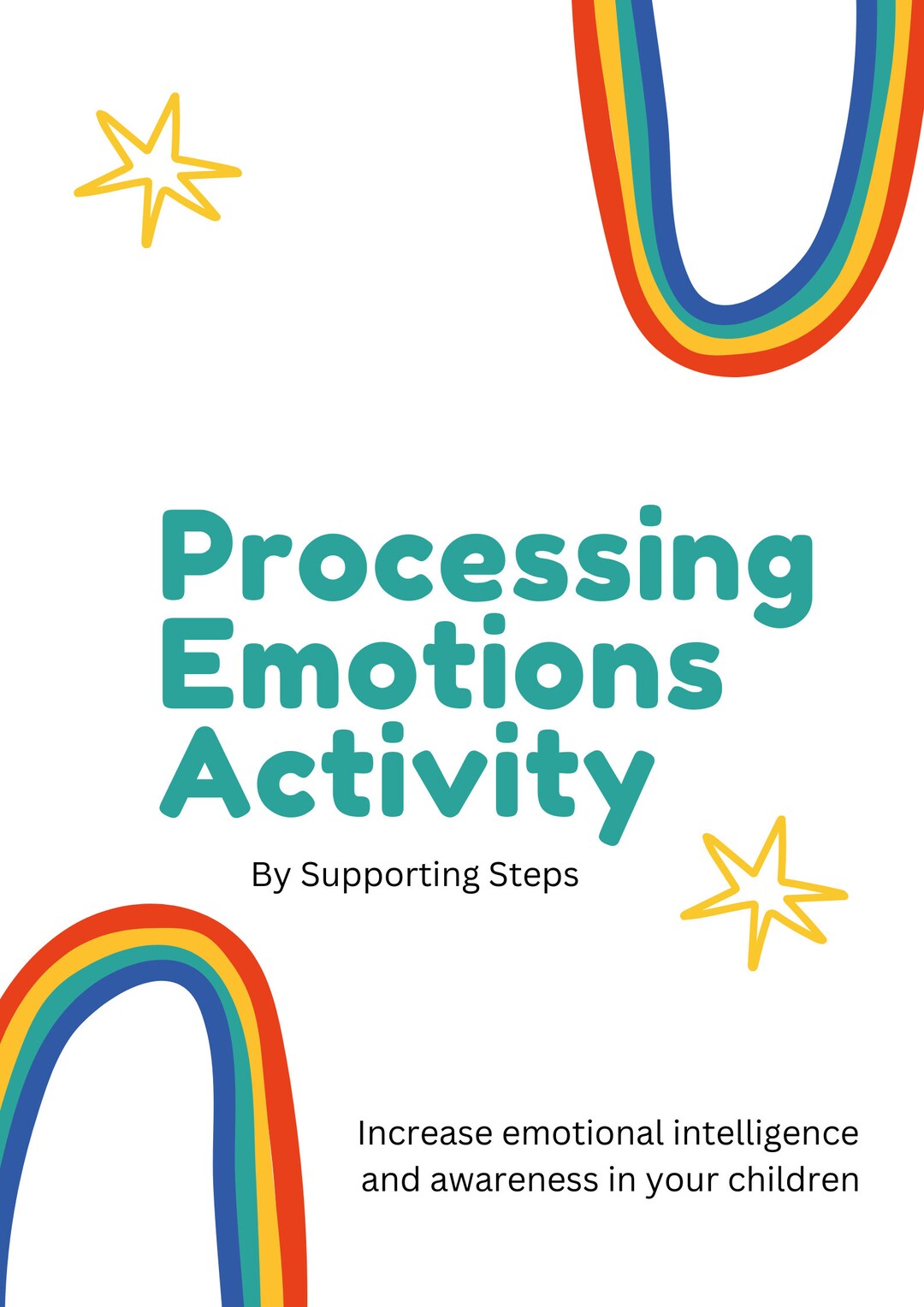 Processing Emotions Activity for Kids - Etsy
