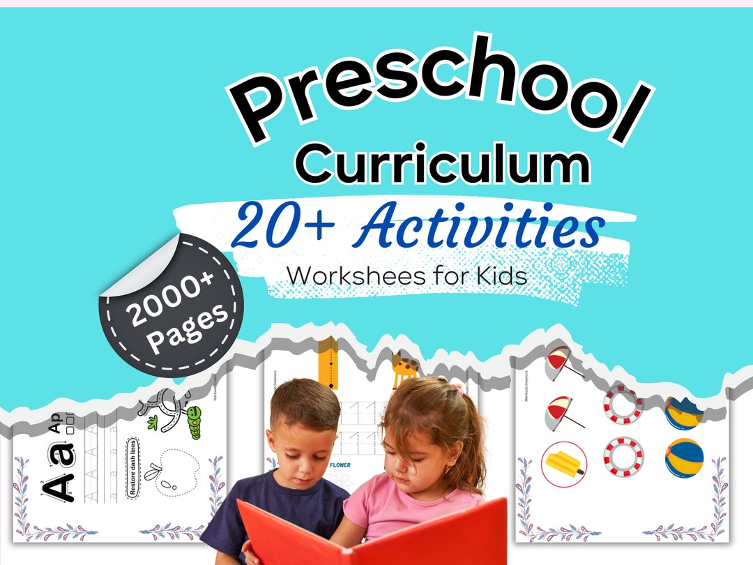 Preschool Pre-k Kindergarten Learning Bundle 2000 Page - Etsy