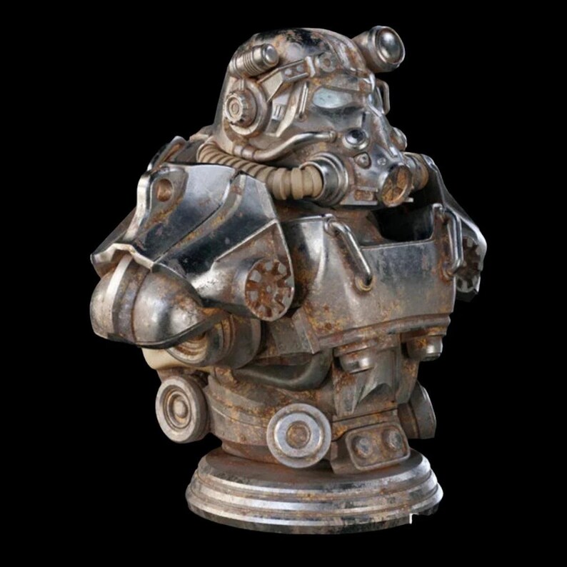 Fallout T-60 Power Armour Bust Assembled DIY - Etsy