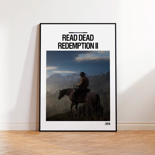 Red Dead Redemption Poster - Etsy UK
