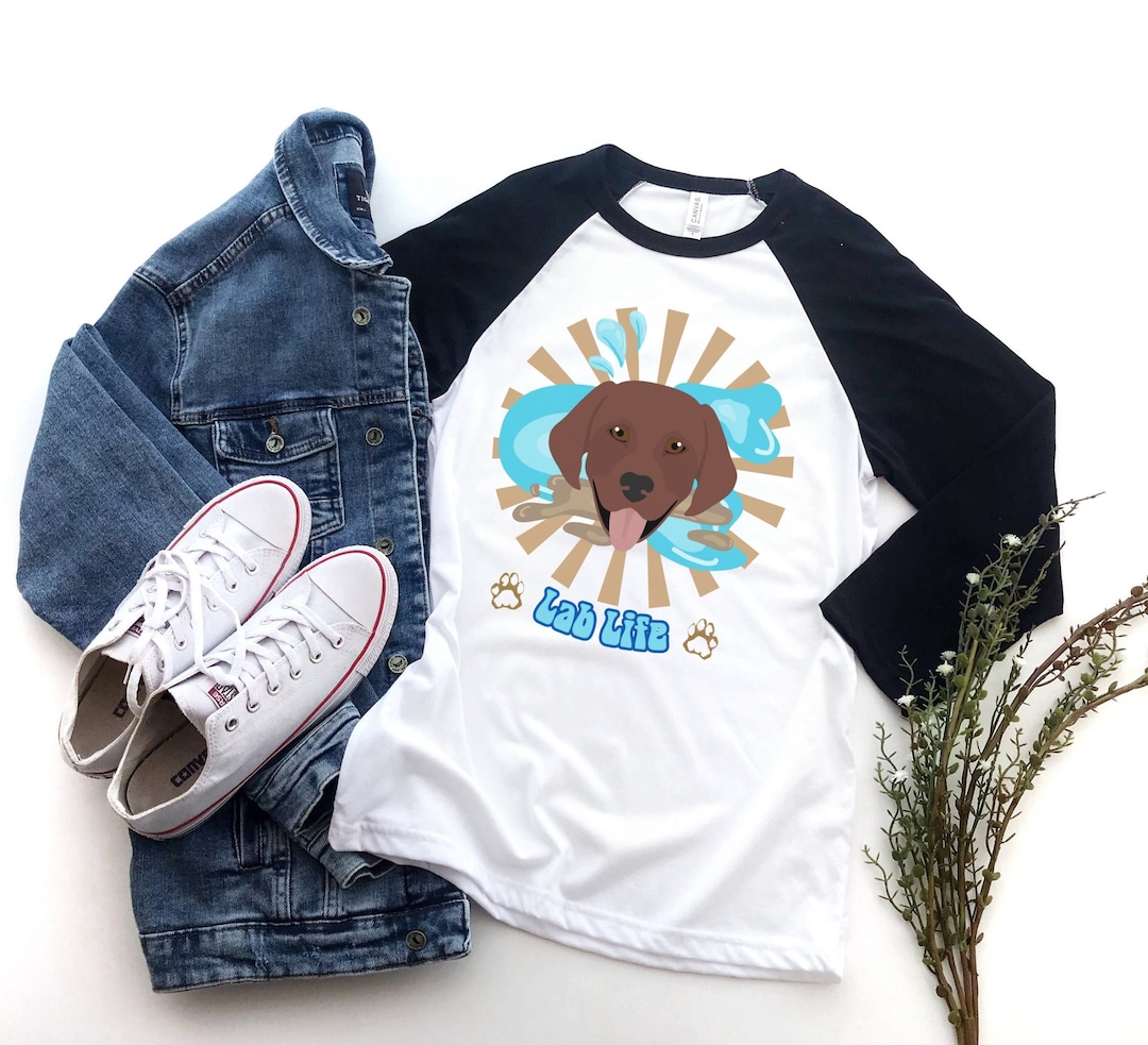 Lab Life Labrador Retriever Chocolate Lab Puppy Love Tshirt, Dog Mom ...