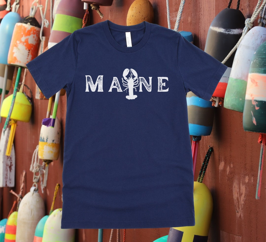 Maine Lobster T-shirt, Vacationland Maine Gift, Gift for Mainer, Visit ...