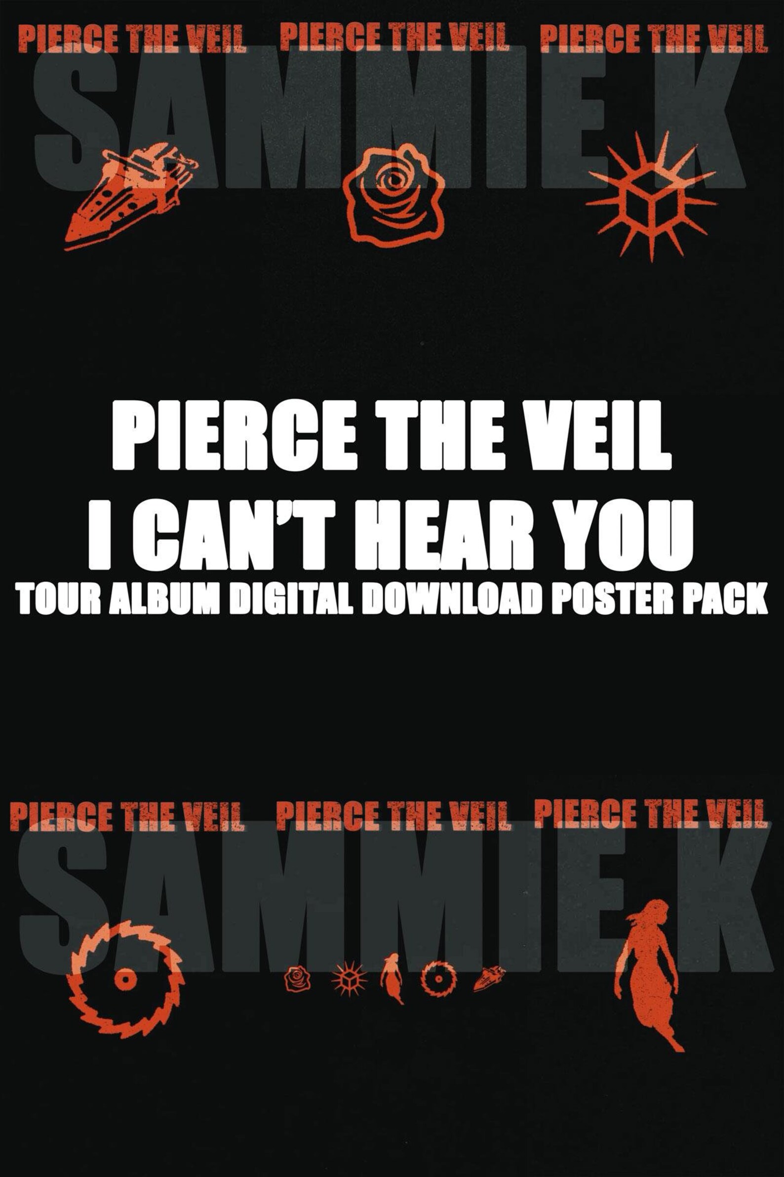 Peirce the Veil Tour Poster Pack, Digital Download, High Quality - Etsy