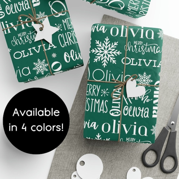 Christmas Wrapping Paper - Etsy