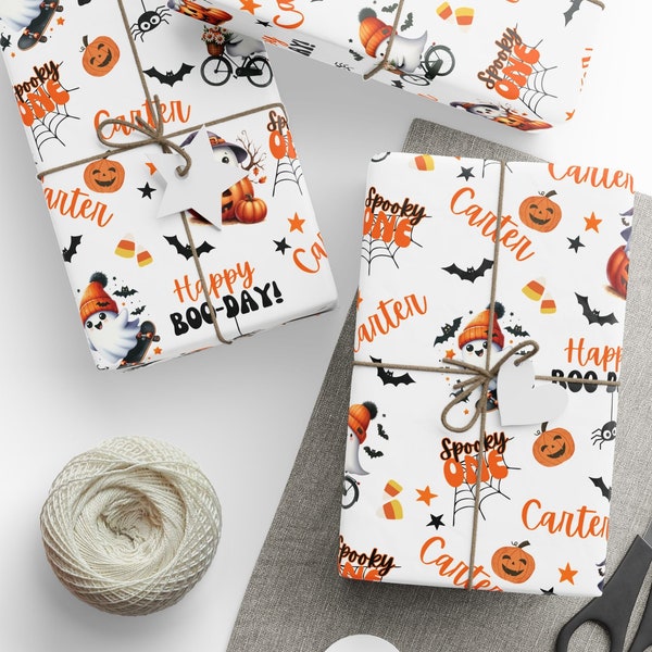 Spooky Wrapping Paper - Etsy