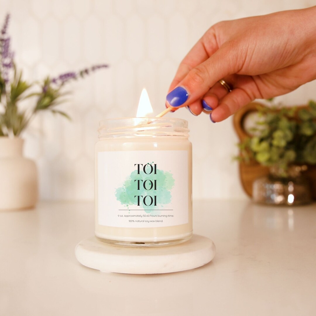 Opera Singer Toi Toi Toi Candle, Good Luck Gift for Performers, Opening ...
