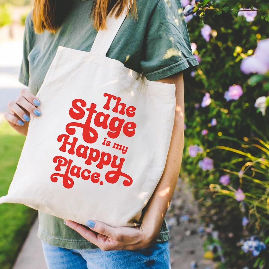 Theatre Tote Bag, Musical Theatre Kid Gift, Drama Teacher Gift, Actor ...