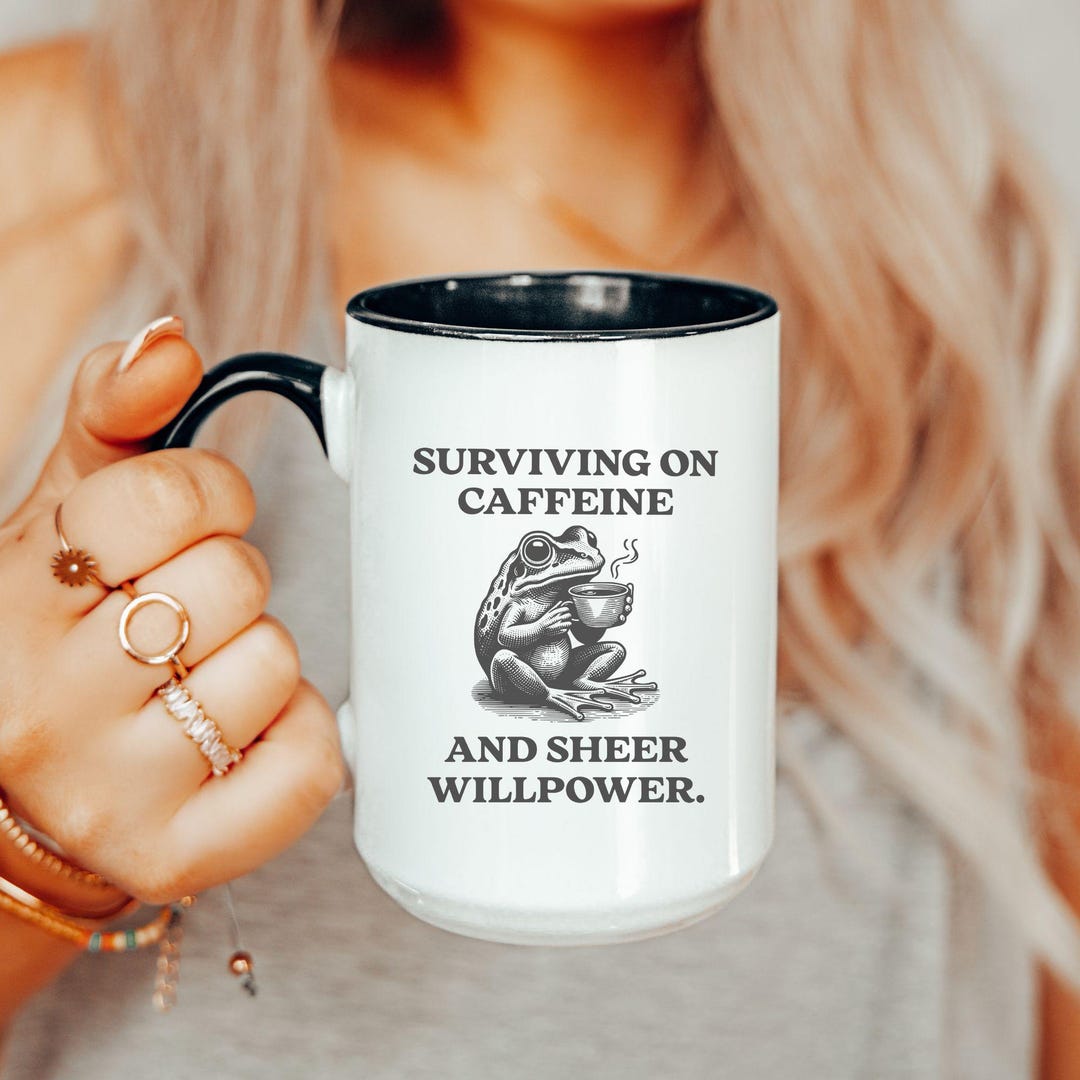 Funny Frog Coffee Mug Gift for Coworker, Corporate Office Humor Job ...