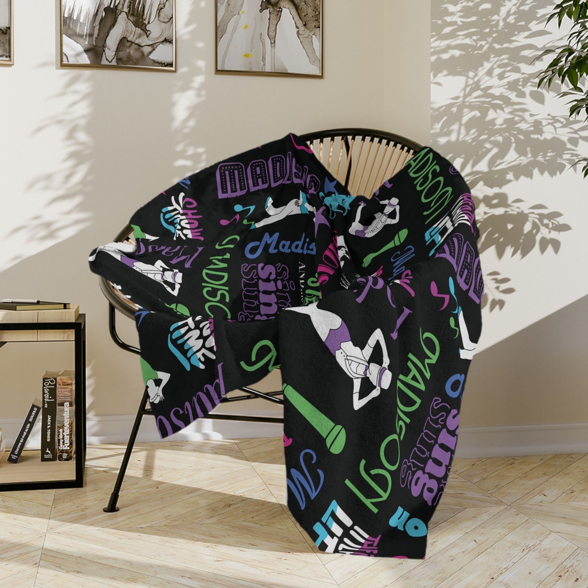 Personalized Musical Theatre Fleece Blanket, Custom Musical Theater ...