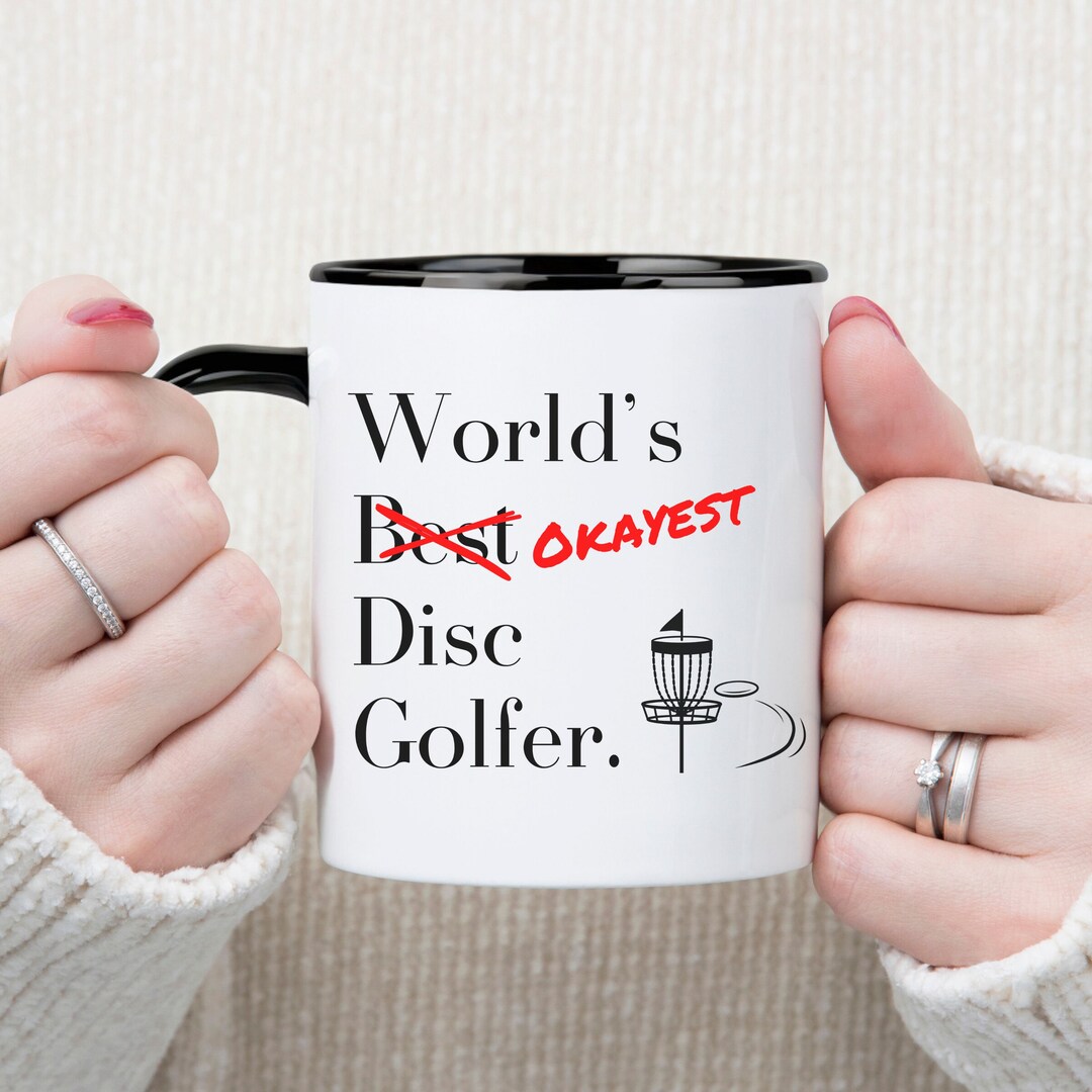 Personalized Disc Golf Coffee Mug, Funny Gift for Disc Golf Lover ...