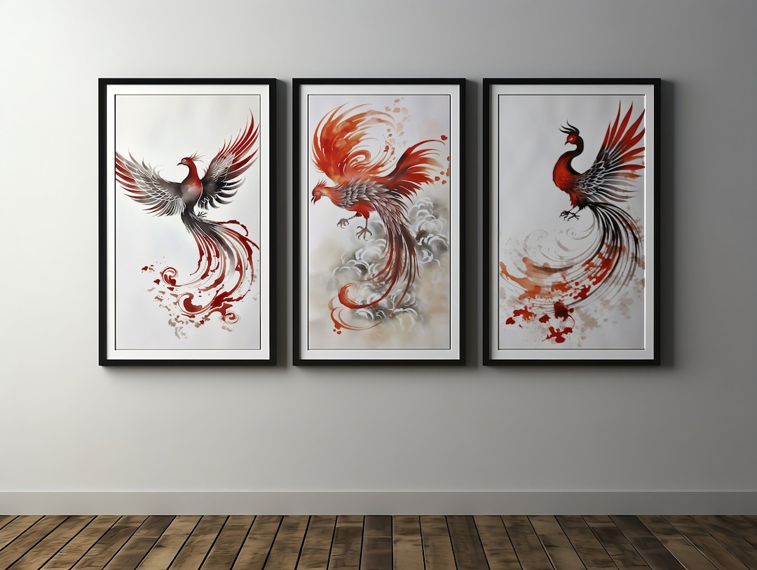 Feng Shui Phoenix for Renewal, Transformation and Rebirth Asian Decor ...