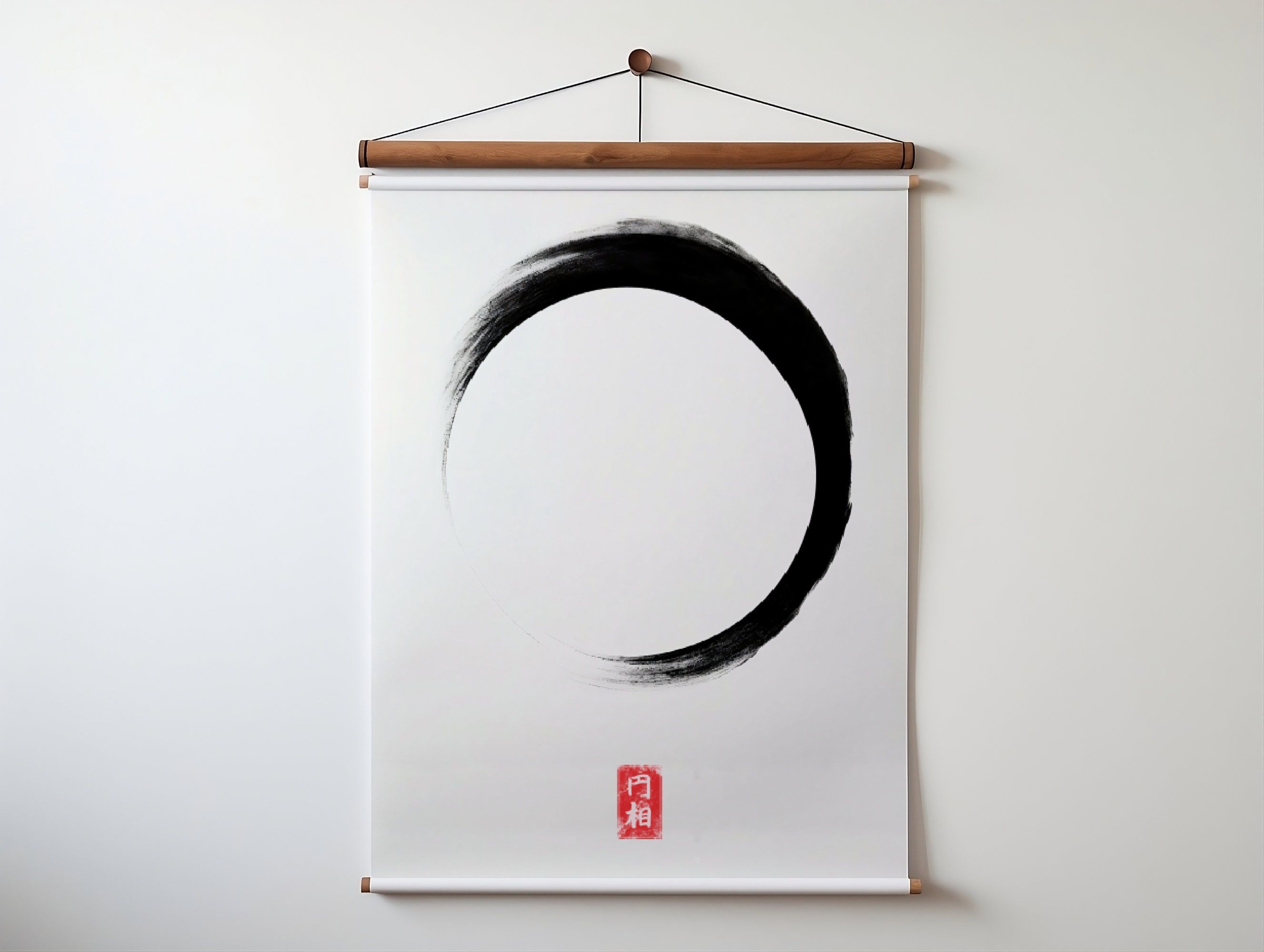 Zen Enso Circle for Calm Asian Art Zen Buddhist Decor - Etsy