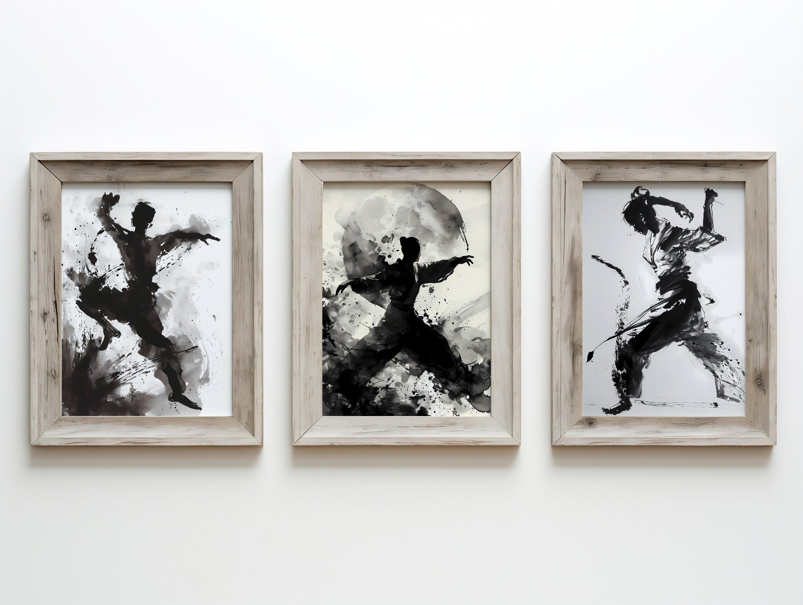 Tai Chi Painting Collection Kung Fu Painting Martial Arts Asian ...