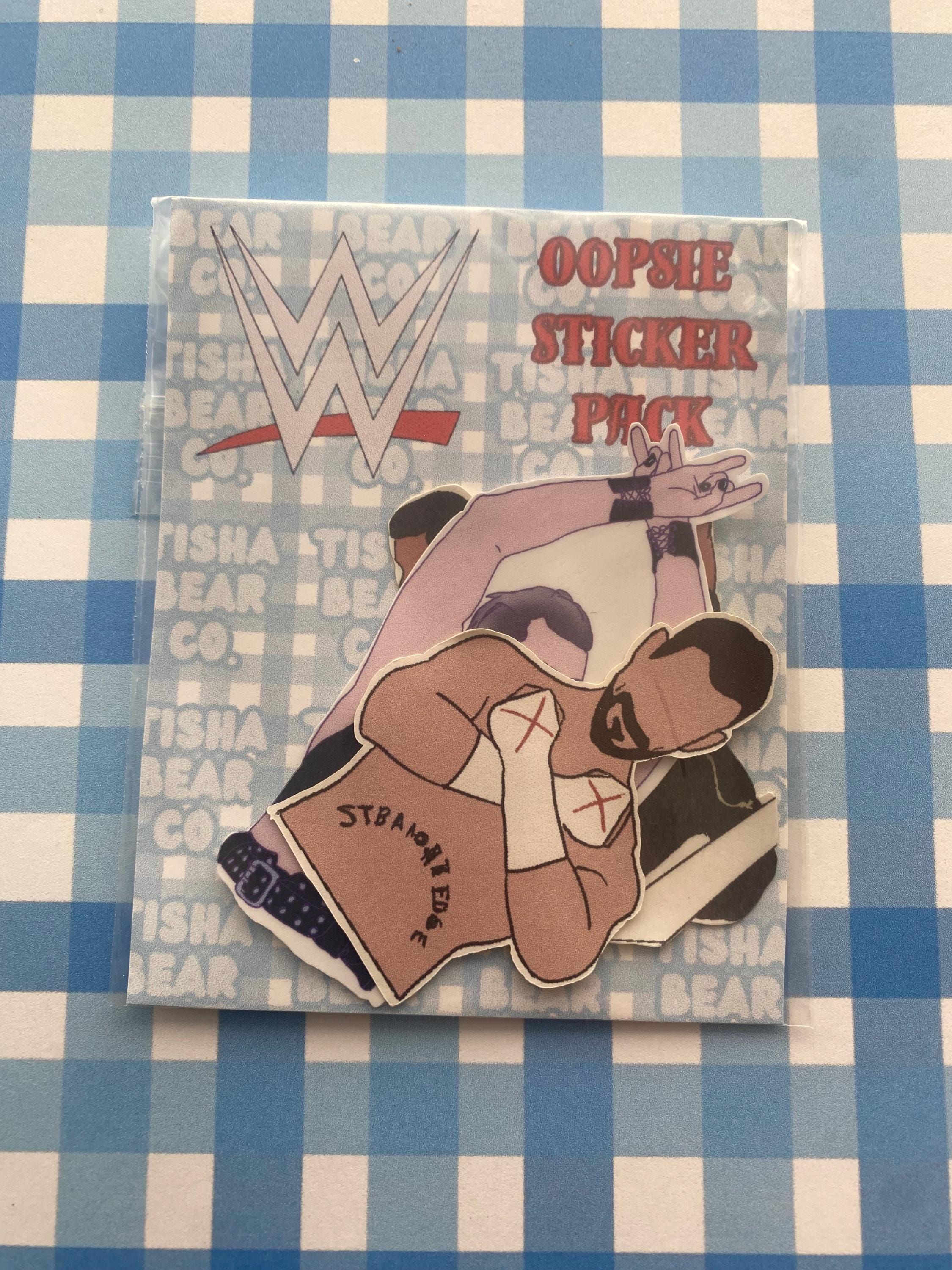 Oopsie Stickers WWE Superstar Mystery Pack, Vinyl Wrestling Stickers ...