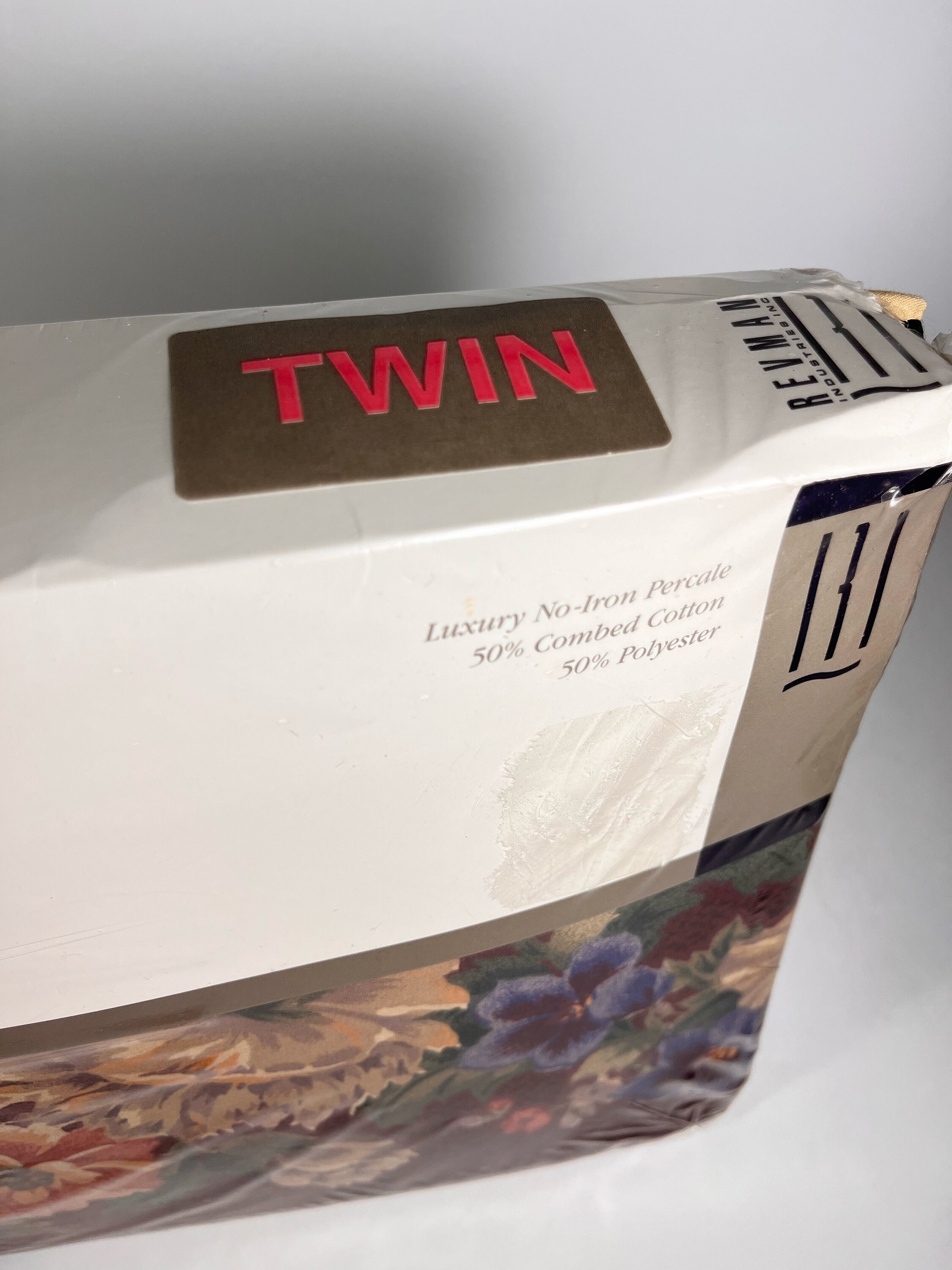 Vintage Moody Floral Twin Sheet Set 1990s NOS Dark Romantic - Etsy