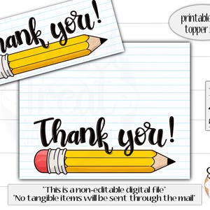 Teacher Appreciation Cookie Topper Set - Teacher Cookie Toppers ...