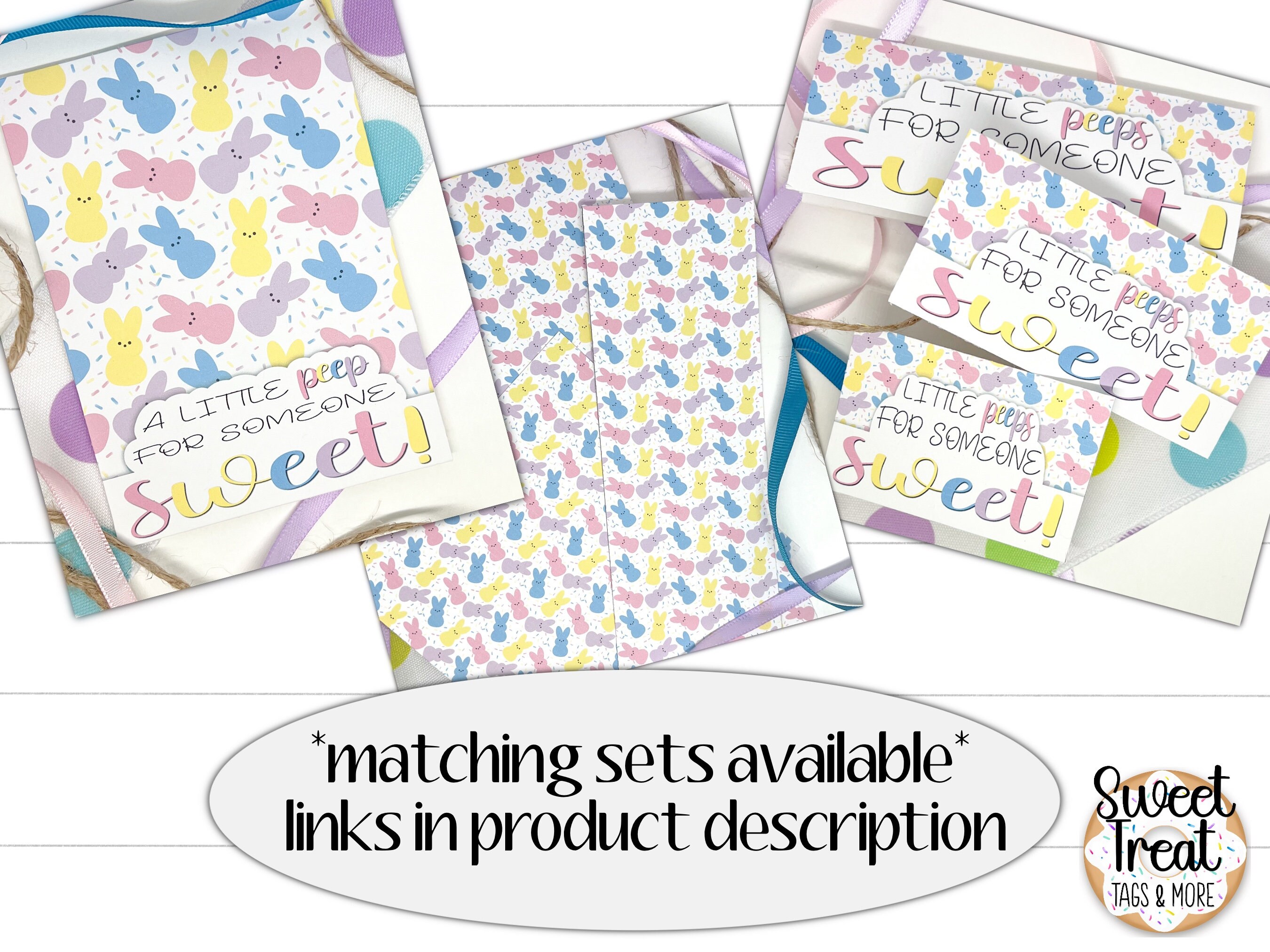 Printable Easter Cookie Topper Set - Little Peeps for Someone Sweet ...