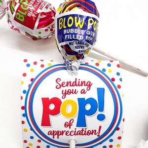 Printable Lollipop Tag – Treat Tag for Blow Pops - Client Appreciation ...