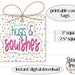 Printable Valentine's Day Cookie Tags Hug and Squishes Tags 2 2.5 ...