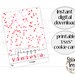Printable Valentines Day Cookie Card Happy Valentine's - Etsy