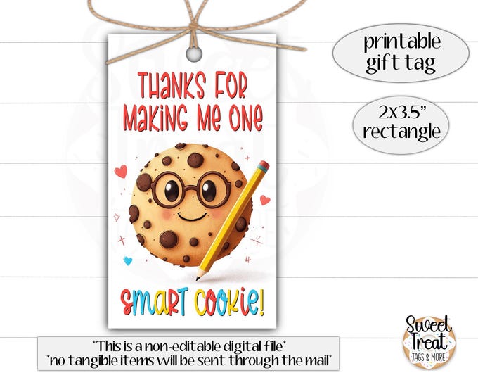 Teacher Appreciation Gift Tags Printable Thank You for Making Me One ...