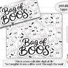 INSTANT DOWNLOAD Halloween Ghost Poop Treat Bag Toppers - Etsy