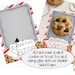 Printable Christmas Cookie Card a Cookie From Santa 3.5x5 Christmas ...