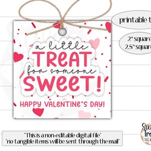 Printable Valentine's Day Cookie Tag - Valentine's Day Class Tags ...