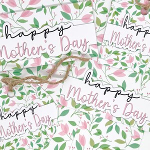 Printable Mother's Day Gift Tag - Happy Mother's Day Gift Tag 2" - 2.5 ...