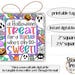 Printable Cookie Tag Chocolate Chip Cookie Favor Tag Chocolate Chip ...