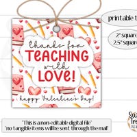Editable Bracelet Valentine's Day Printable, School Would Knot Be the ...