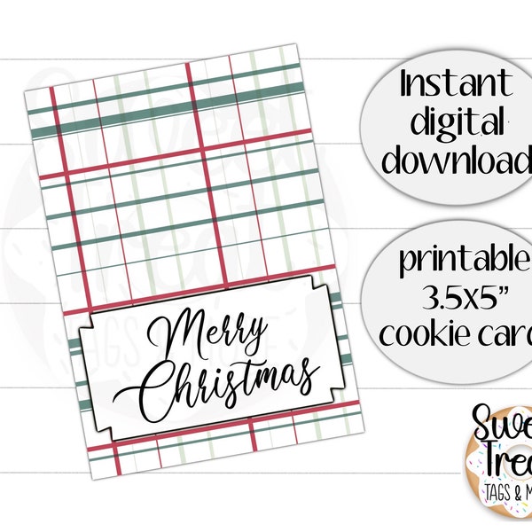 Christmas Cookie Card - Etsy