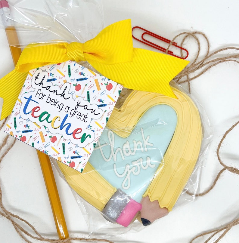 Printable Teacher Appreciation Gift Tag Thank You for Being a Great ...