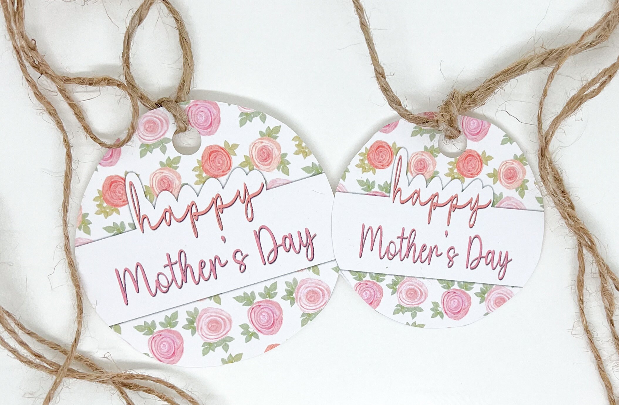Printable Mother's Day Gift Tag Happy Mother's Day Round Gift Tag 2 2.5 ...