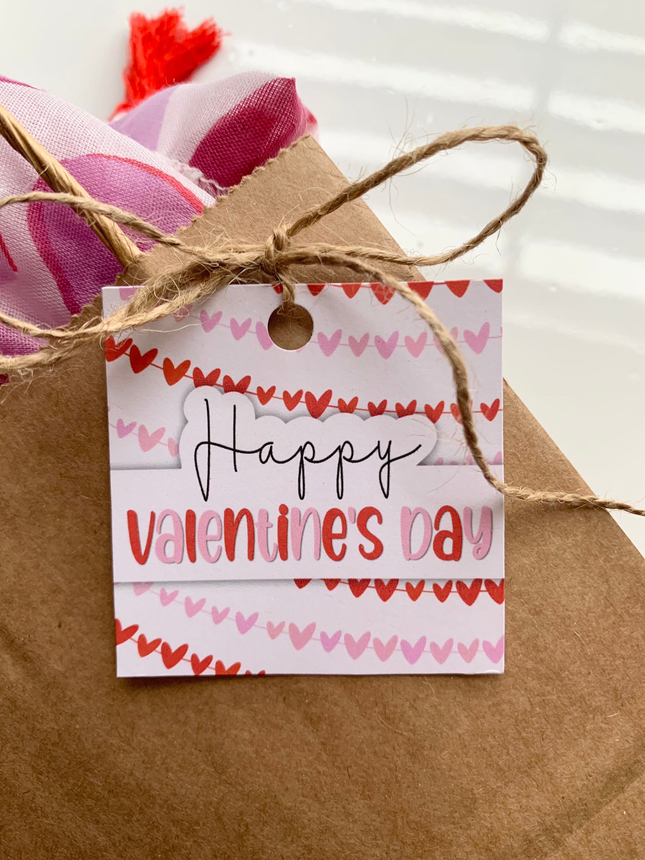Printable Valentine's Day Cookie Tags - Happy Valentine's Day Cookie ...
