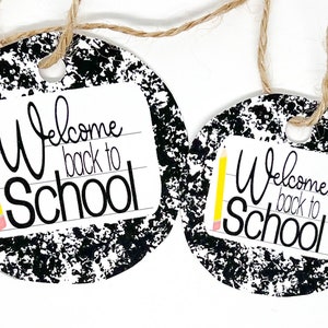 Printable Back to School Cookie Tag Set - Round Cookie Tags 2" - 2.5 ...